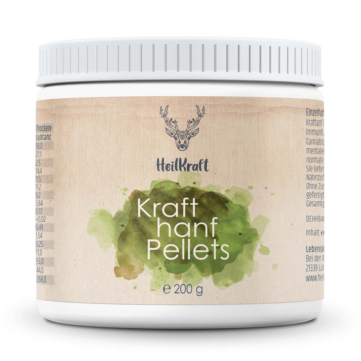 Krafthanf Pellets